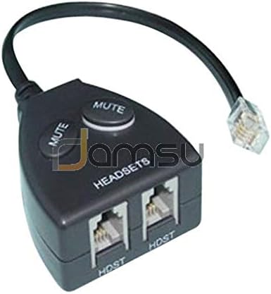 Headset Buddy Training Switch Dual Adaptor with Mute: Amazon.co.uk ...