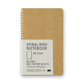 A6 Spiral Notebook - White: 4902805152426: Amazon.com: Office Products