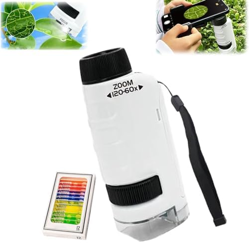 Amazon.com: Miniscope Kids, Pocket Microscope for Kids, Portable ...
