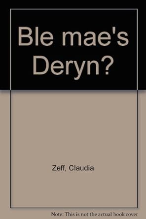 Amazon.com: Ble mae's Deryn? (Welsh Edition): 9780904910766: Claudia ...