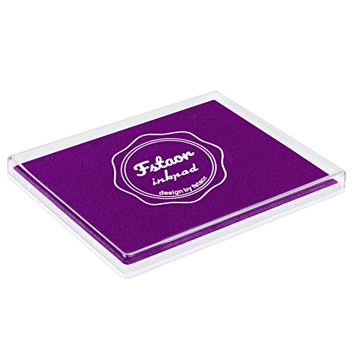 Snapklik.com : Fstaor Large Purple Ink Pad For Rubber Stamps, 5x4 Inch ...