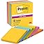 Post-it Notes Autocollantes Super Sticky, Couleurs Carnival, Pack de 6 ...