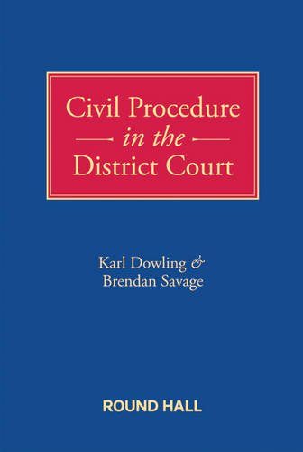 Amazon | Civil Procedure in the District Court | Dowling, Karl, Savage ...