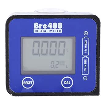 LOCADENCE LCD Display Flow Meter, Blue High Accuracy Aluminum Alloy ...