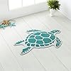 Amazon.com: Haull Sea Turtle Bathroom Rug Beach Mats Rugs No Silp ...