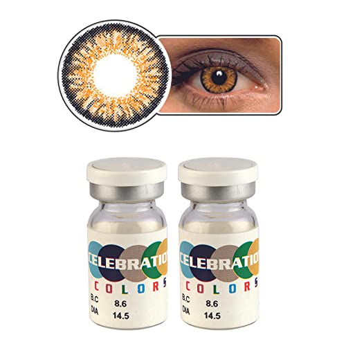 Buy Celebration Color Yearly Coloured Contact Lenses 1 Pair (Peppy ...