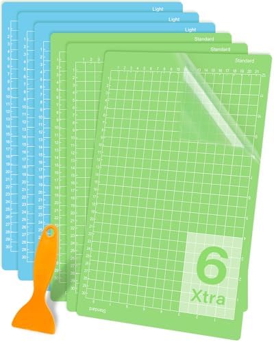 Amazon.com: Cricut Standard Grip Machine Mat 8.5in x 12in, Reusable ...