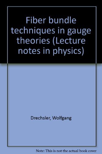 Fiber bundle techniques in gauge theories (Lecture notes in physics ...