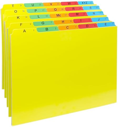 Amazon.com : EXTRIC Alphabetical File Organizer, 25 Letter Size ...