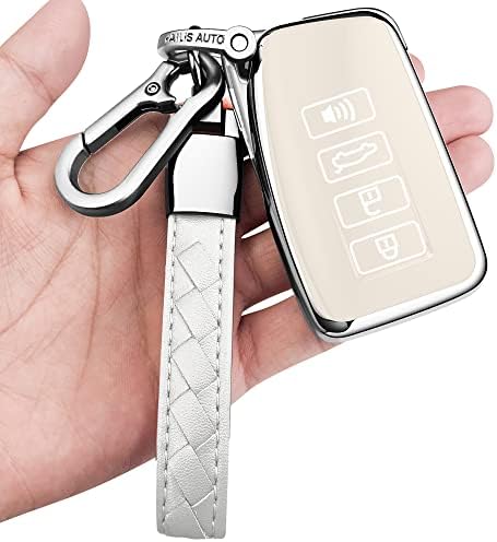 Amazon.com: Sindeda for Lexus Key Fob Cover With Keychain TPU Full ...