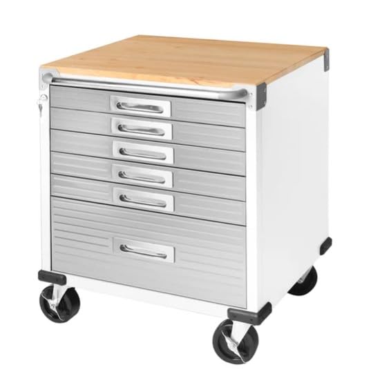 Amazon.com: Heavy Duty Rolling Storage Cabinet with Wheels and Drawers ...