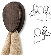Amazon.com: Besuerte Magic Marble Wood Towel Holder - Set of 2 Kitchen ...