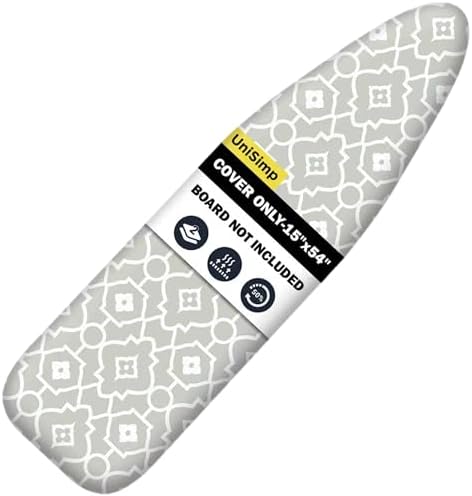 Amazon.com: UniSimp Ironing Board Cover and Pad 15"x54" Extra Thick ...