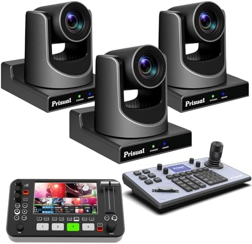 Amazon.com: Prisual 30X HDMI 3G-SDI IP PTZ Camera Bundle for Church ...