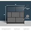 Amazon.com: Stand Up Desk Store Expanse Modular Wall | 70'' x 70'' Wall ...