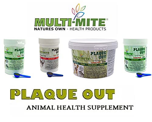 PLAQUE OUT for Fussy Cats 100g Pot - Plaque Off Remover - 100% Natural ...