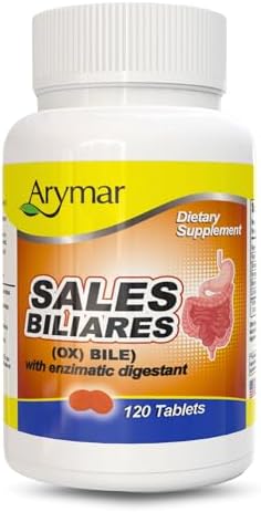 Amazon.com: Arymar Sales Biliares Ox Bile with Digestive Enyzmes 120 ...