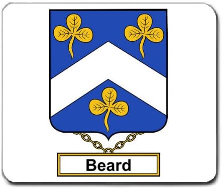 Amazon.com: Beard Family Crest Coat of Arms Mouse Pad : Office Products