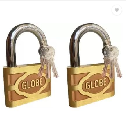 Standard Globe Brass Padlock, Heavy GATE Lock, GATE Lock, Door Lock ...