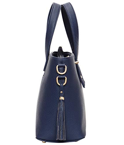 Buy Peperone Como Women's PU Blue Handbag at Amazon.in