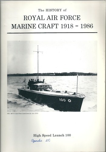 The history of Royal Air Force marine craft, 1918-1986: Pilborough ...