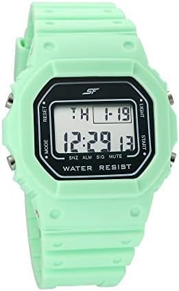 SF Hexa Digital Dial Unisex Watch with Polyurethane Strap-77123PP01 ...