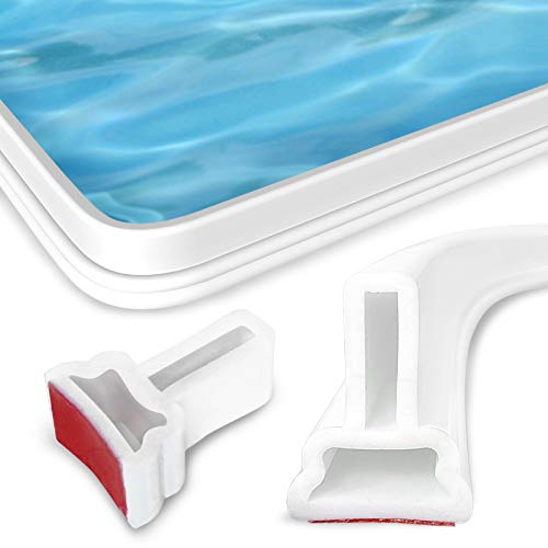 Snapklik.com : 78 Inch Collapsible Shower Threshold Water Dam,Bendable ...