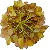 Amazon.com: 7.1''Ocher Yellow Hydrangea Artificial Flowers,10Pcs ...