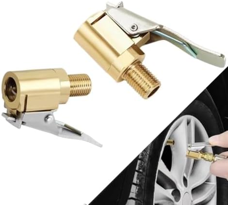 Amazon.com: 2pcs Locking Tire Air Chuck,Brass Tire Inflation Hose ...