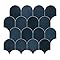 SUNWINGS Fish Scale Peel and Stick Backsplash Tile 11.4''x10.9 3D ...