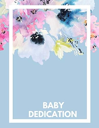 Baby Dedication: Memory Message Book with Photo Page & Gift Log for ...