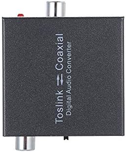 Tooarts Digital 2-Way Audio Converter Optical SPDIF Toslink to Coaxial ...