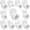 Amazon.com: Lswteiz 10Pack 1/2" Double Female Thread 90 Degree PVC ...