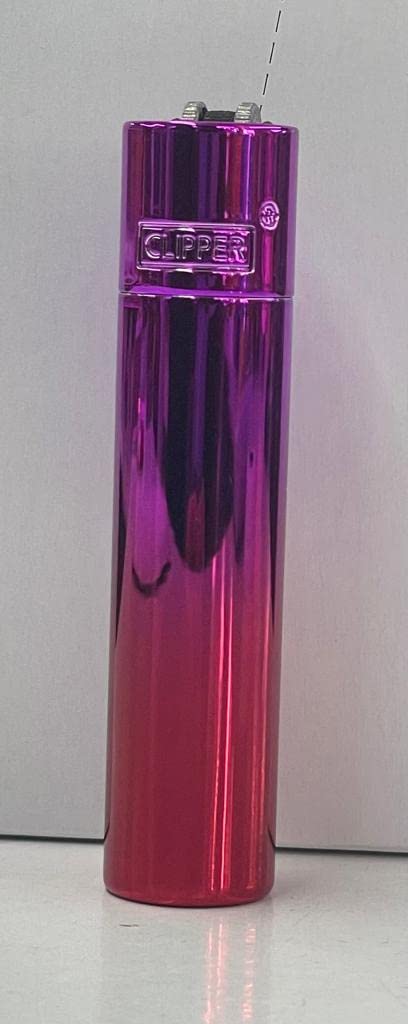 Clipper Metal Clipper Lighter Pink Gradient Refillable Cig Lighter ...