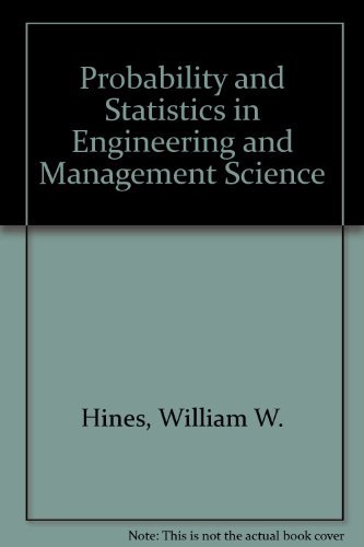 Buy Probability and Statistics in Engineering and Management Science ...