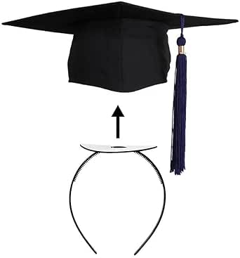 Amazon.com: Grad Cap Headband, Secures Graduation Cap Headband Insert ...