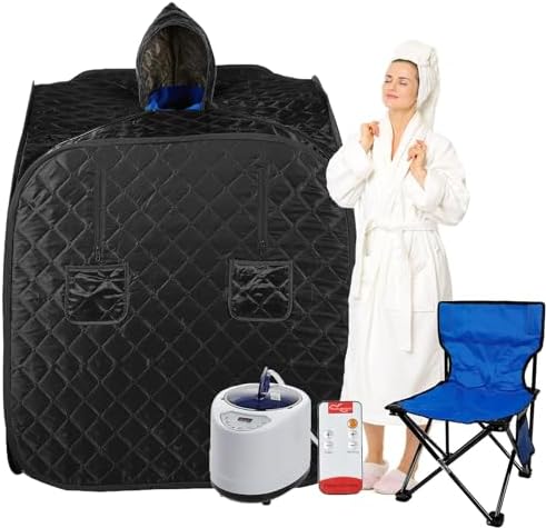 Amazon.com : AYVEVTA Portable Steam Sauna, Steam Saunas for Home Spa, 2 ...