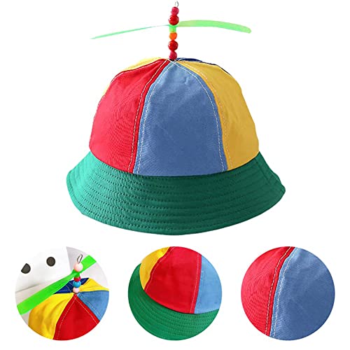 HREDZEO Propeller Hat,Helicopter Propeller Beanie Detachable Propeller Dragonfly Baseball Cap ...