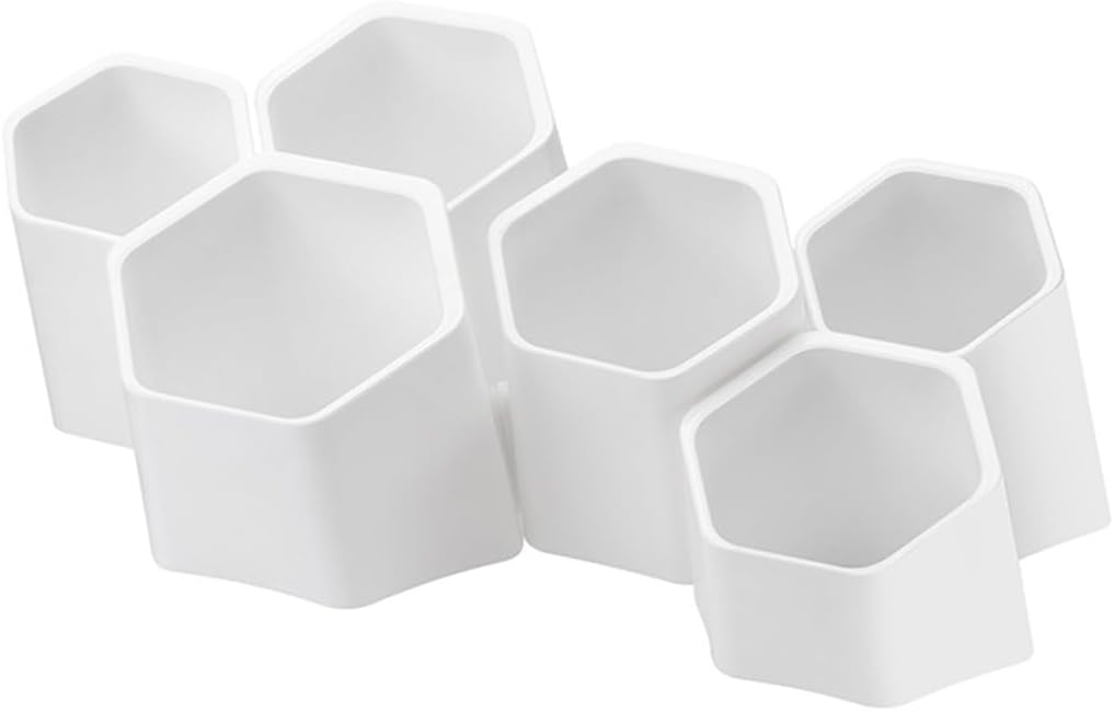 Amazon.com: Creative Beehive Hexagonal Pen Holder - Multifunctional 6 ...