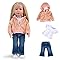 Amazon.com: Rakki Dolli Doll Clothes Set 3 Pc. Set, Includes Green Coat ...