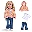 Amazon.com: Rakki Dolli Doll Clothes Set 3 Pc. Set, Includes Green Coat ...