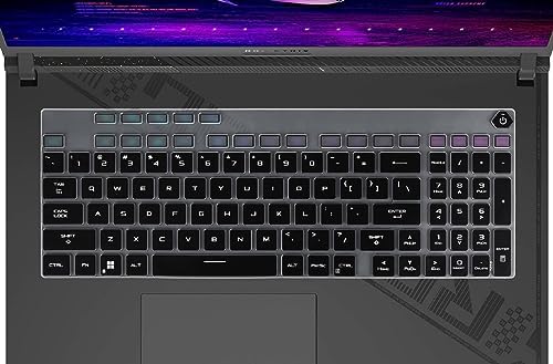 RAYA Silicone Keyboard Cover for 2023 ASUS ROG Strix G18 and ASUS ROG ...