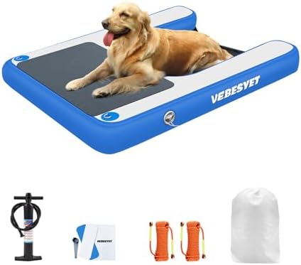Amazon.com: VEBESYET Inflatable Dog Water Ramp Ladder for Pools, Boats ...