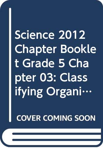 Amazon.com: Science 2012 Chapter Booklet Grade 5 Chapter 03 ...