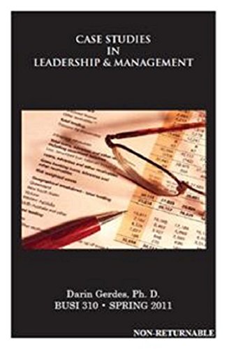 Amazon.com: Case Studies in Leadership and Management eBook : Gerdes ...