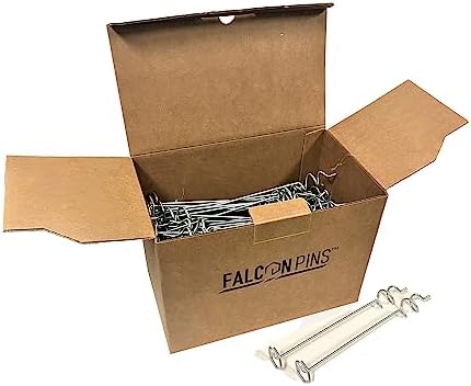 Amazon.com : Falcon Hex Pins HR-8 Landscape Anchors 100 Count | Hex ...