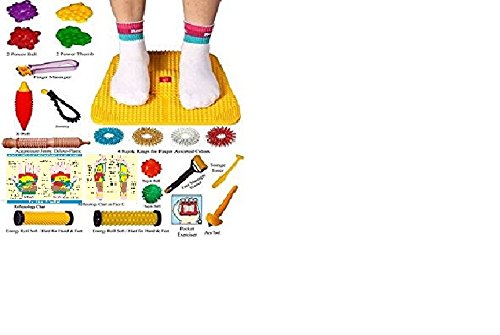 Perfect Magnet Acupressure Power Mat with Magnets n Pyramids for Pain ...