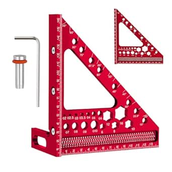 3D Multi-angle measuringRuler - 21x19x2cm Professional measuringTool ...
