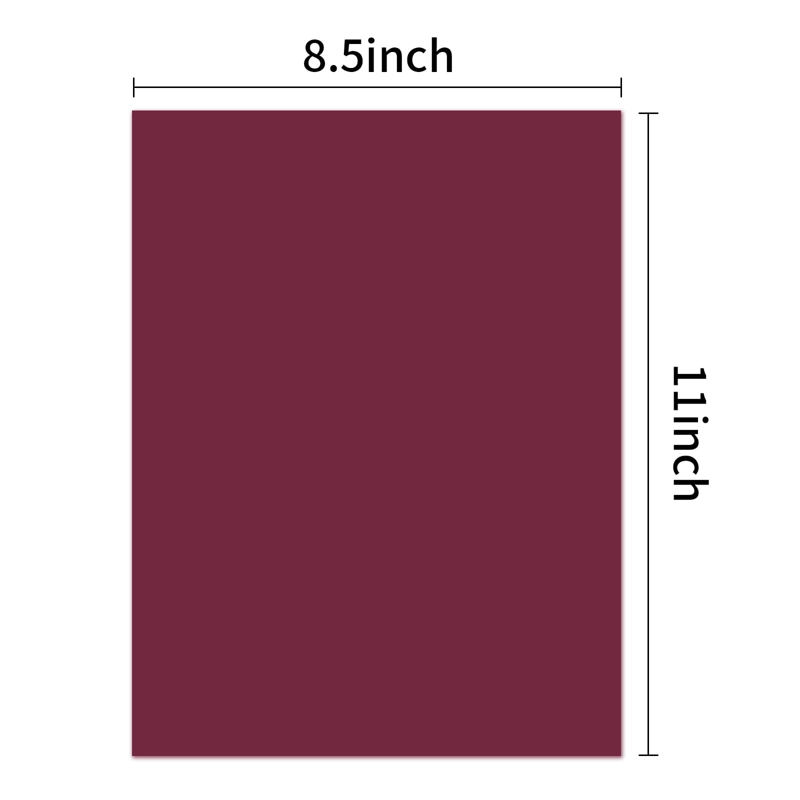 Snapklik.com : 20 Sheet Paver Red/Wine/Burgundy Cardstock, 8.5x11 ...