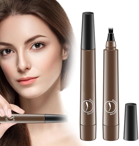 Amazon.com : Magic Eyebrow Pencil 4 Tipped Precise Brow Pen Upgraded 3D ...